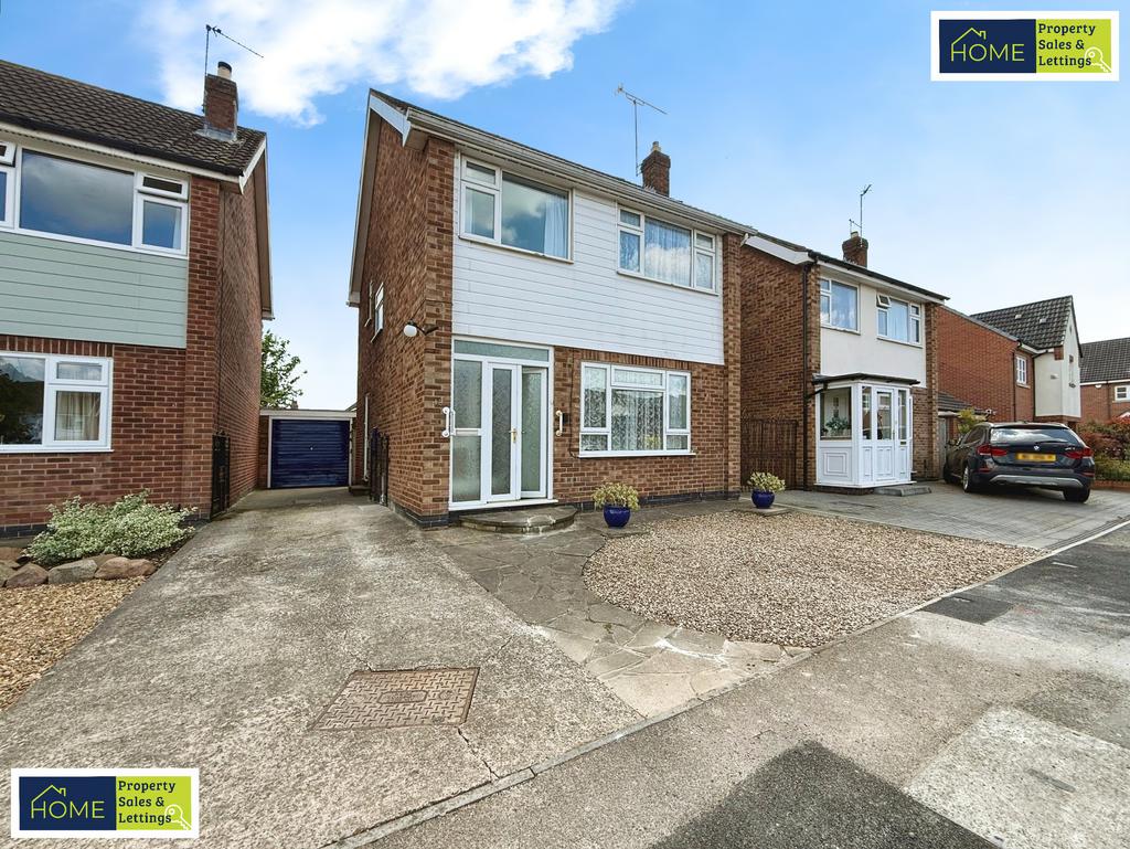 Eton Close, Knighton, Leicester 3 bed detached house for sale - £315,000