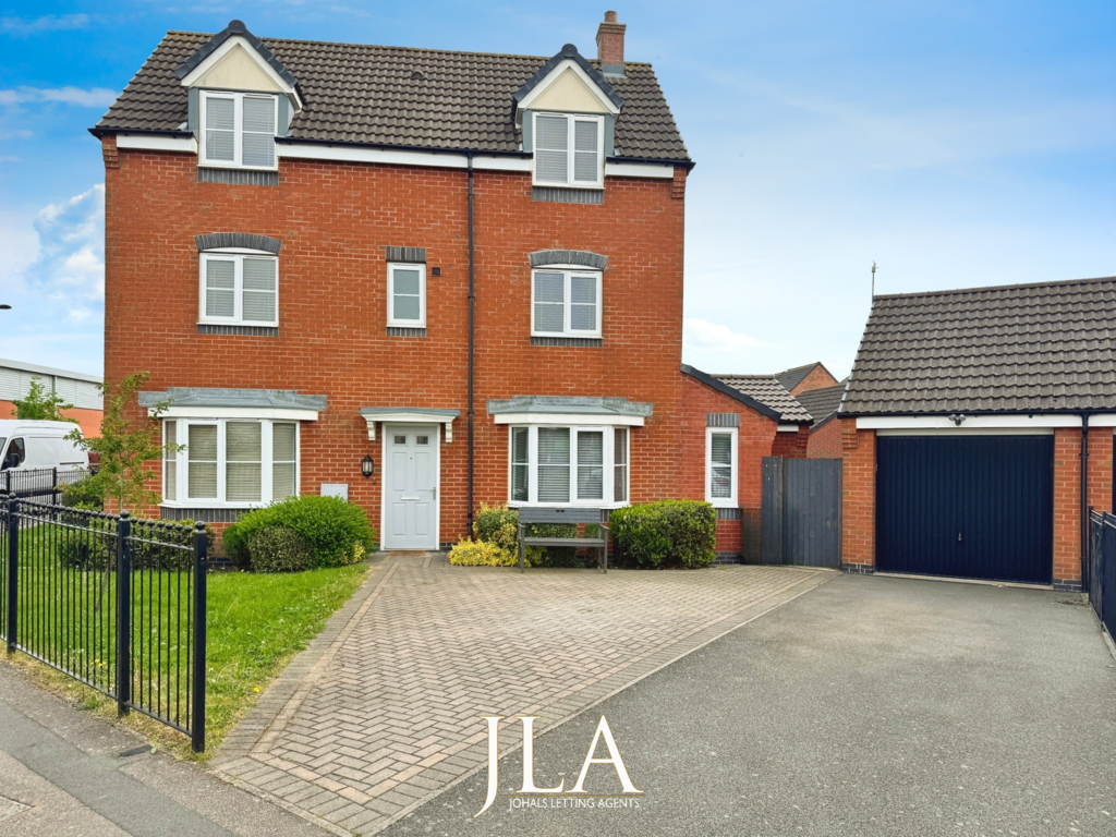 Birstall, Leicester LE4 4 bed detached house to rent - £1,750 pcm (£404 pw)