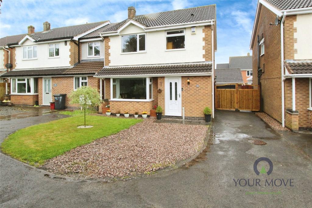 Sherwood Close, Leicestershire LE67 3 bed detached house for sale - £ ...