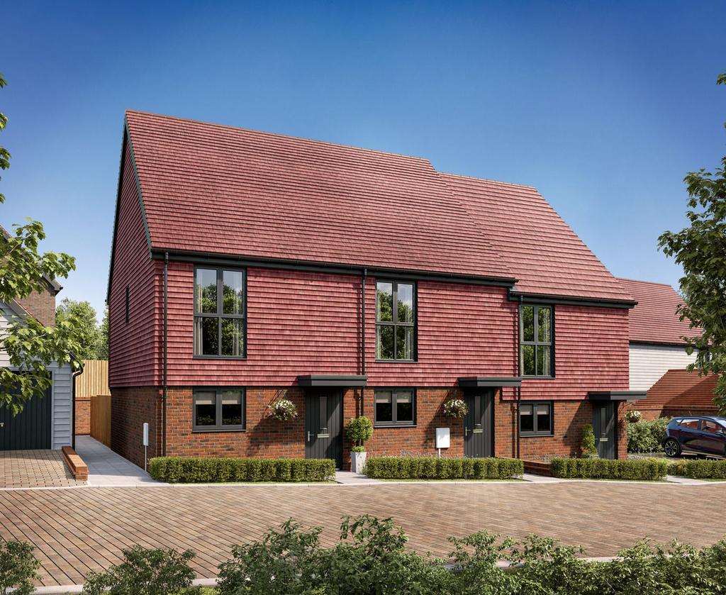 New Build In The Heart Of Hawkhurst 2 bed terraced house - £355,000