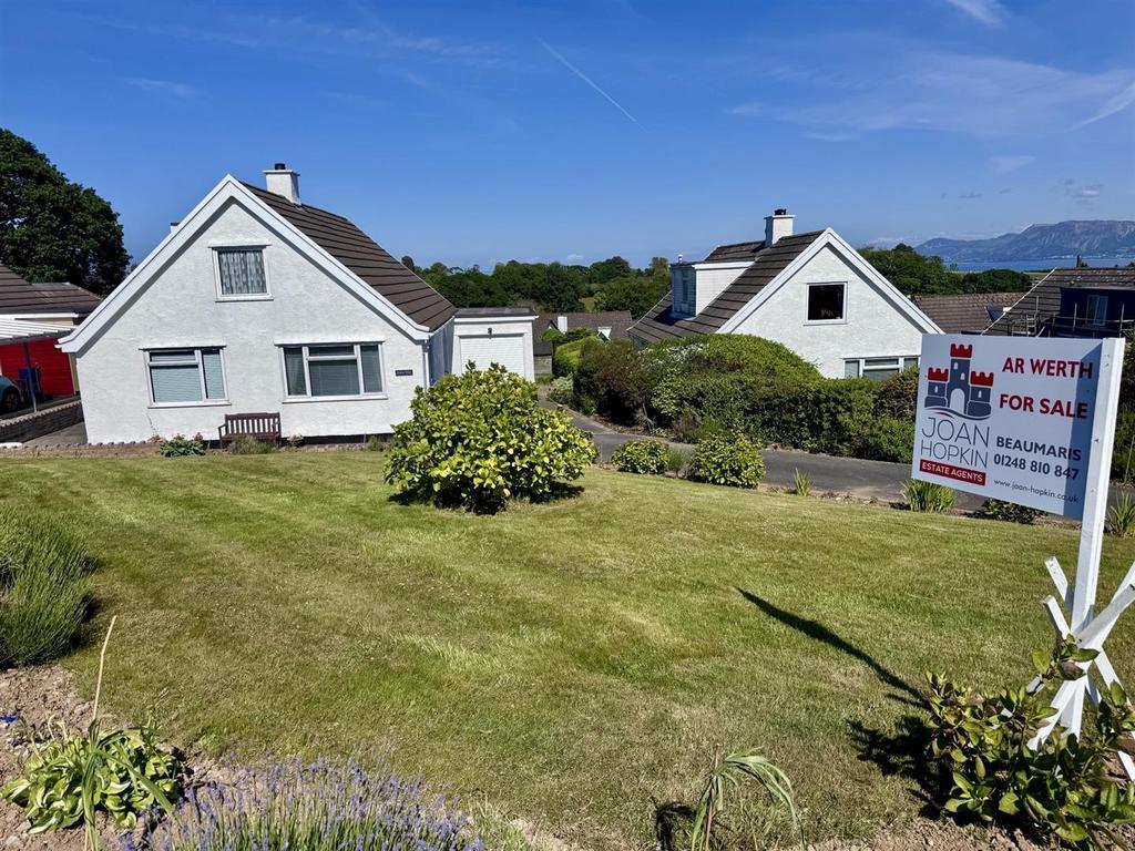 Garth Wen, Llanfaes, Beaumaris 4 bed detached bungalow - £360,000