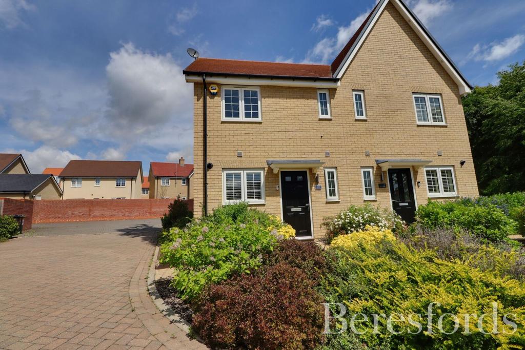 Wright Grove, Witham, CM8 2 bed semi-detached house for sale - £325,000