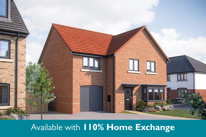 Plot 150, The Honeysuckle at Foxrush... 4 bed detached house - £344,995