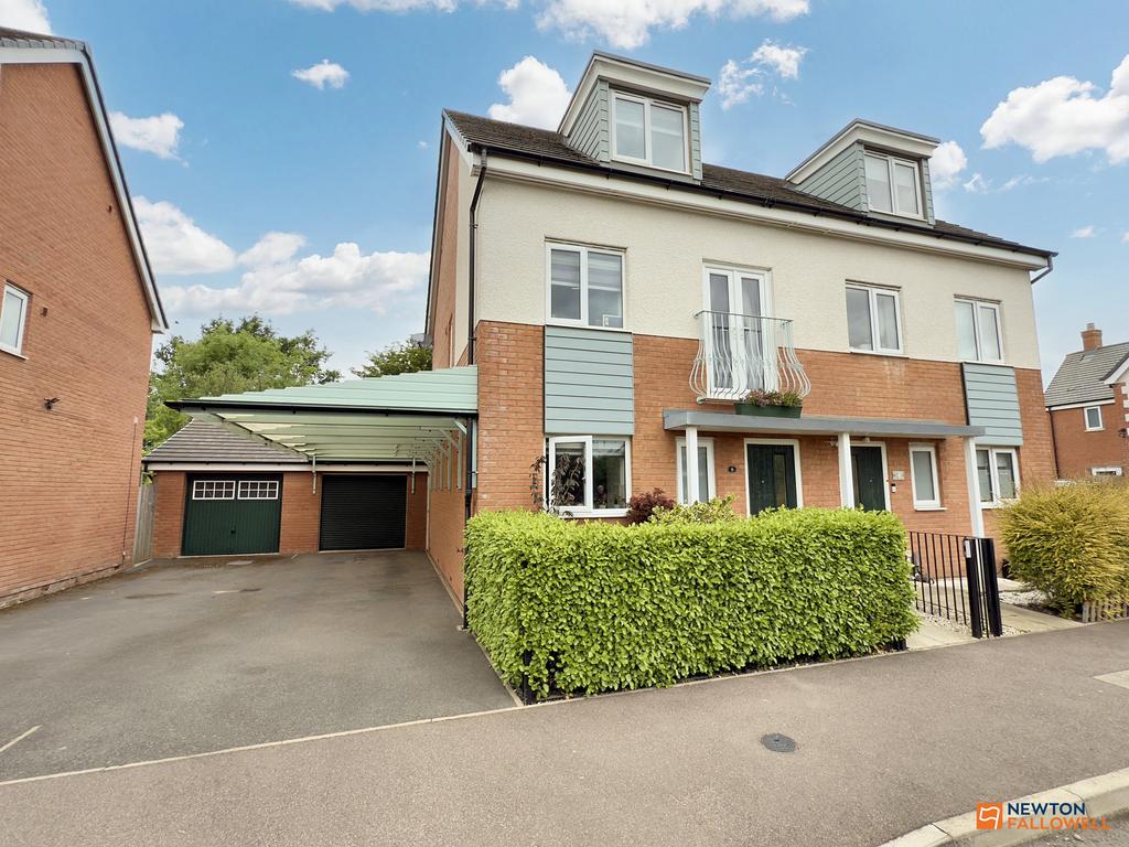 Summerfield Road, Coalville, LE67 3 bed semi-detached house for sale ...