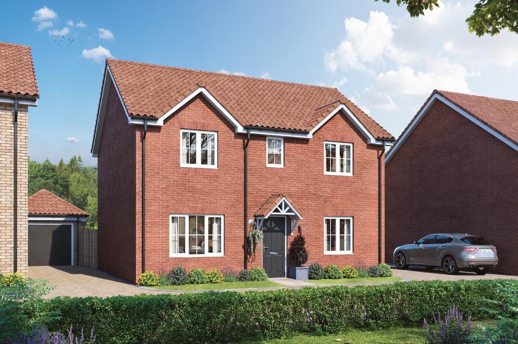 Plot 150, The Leverton at Haddon... 4 bed detached house for sale - £ ...
