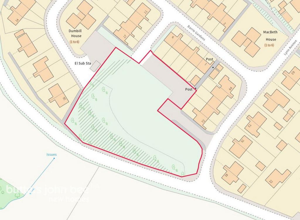 Barrie Gardens, Talke Land for sale - £150,000