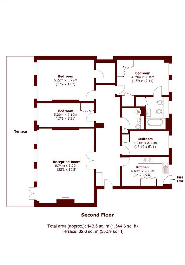 Stafford Court, Kensington W8 4 bed flat for sale - £2,300,000