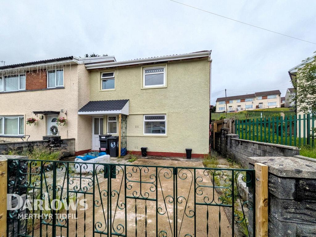 Gurnos Road, Merthyr Tydfil 3 bed end of terrace house for sale - £110,000
