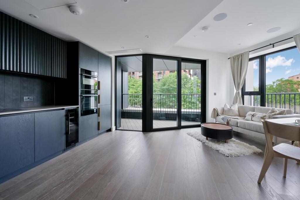 One Linear Place, Nine Elms, London... 1 bed flat to rent - £3,250 pcm ...