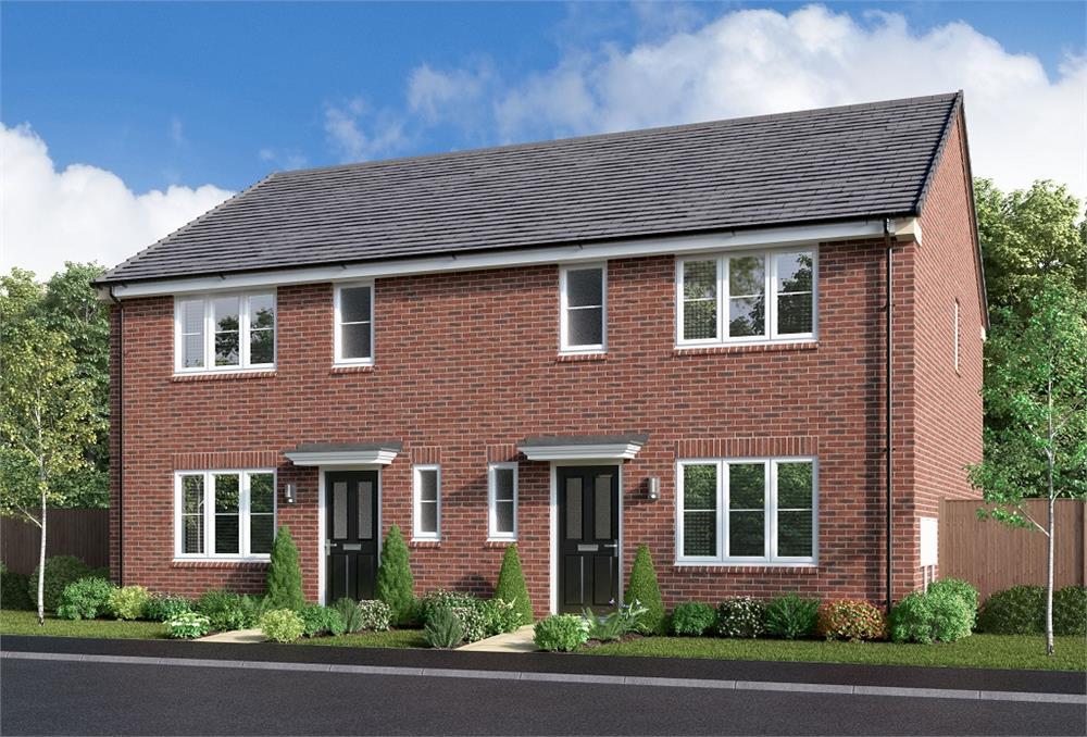 Plot 97, Whitton at Mill Chase Park... 3 bed semi-detached house for ...
