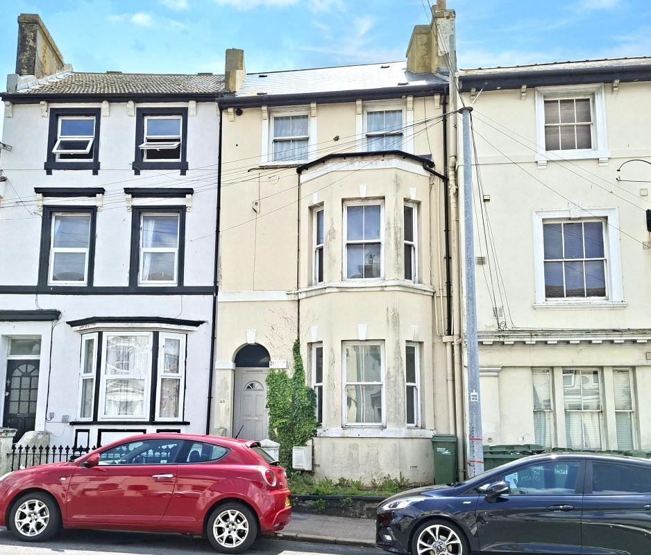 Flat 1, 48 Dover Road, Folkestone... 1 bed flat - £50,000