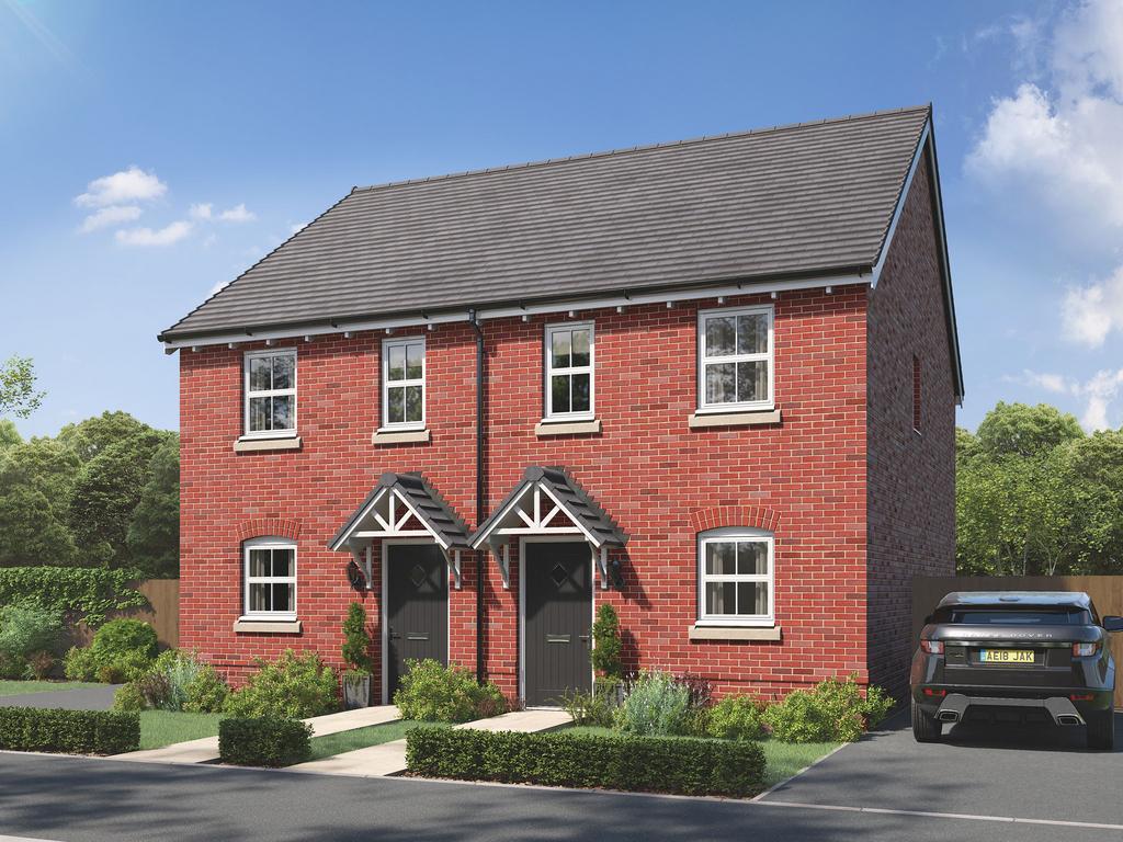 Plot 209, The Haldon at Coseley New... 2 bed end of terrace house for sale - £256,000