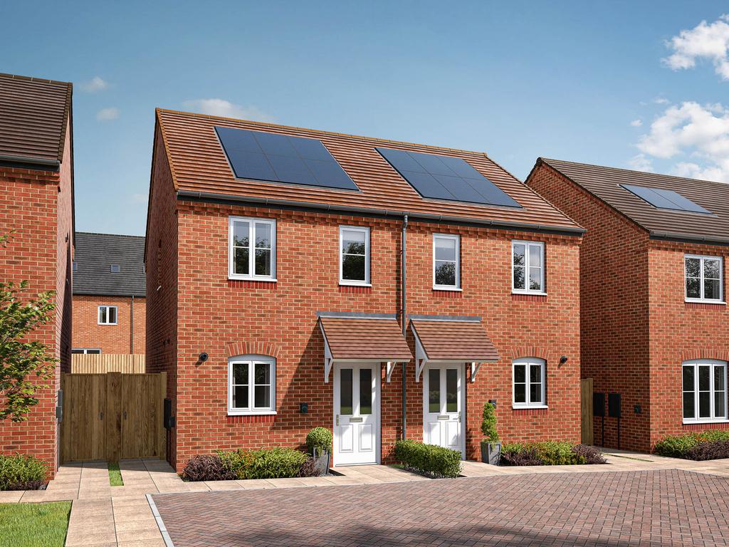 Plot 180, The Alnmouth at Harlestone... 2 bed semi-detached house for ...