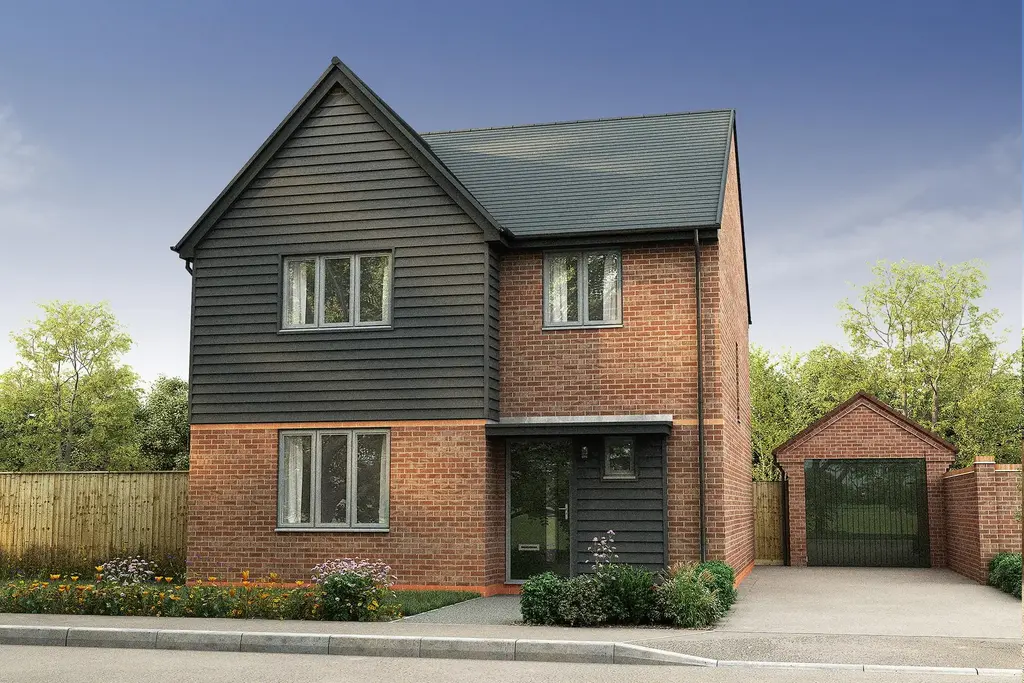 Plot 297, The Wyatt at Harlestone... 4 bed detached house for sale - £ ...