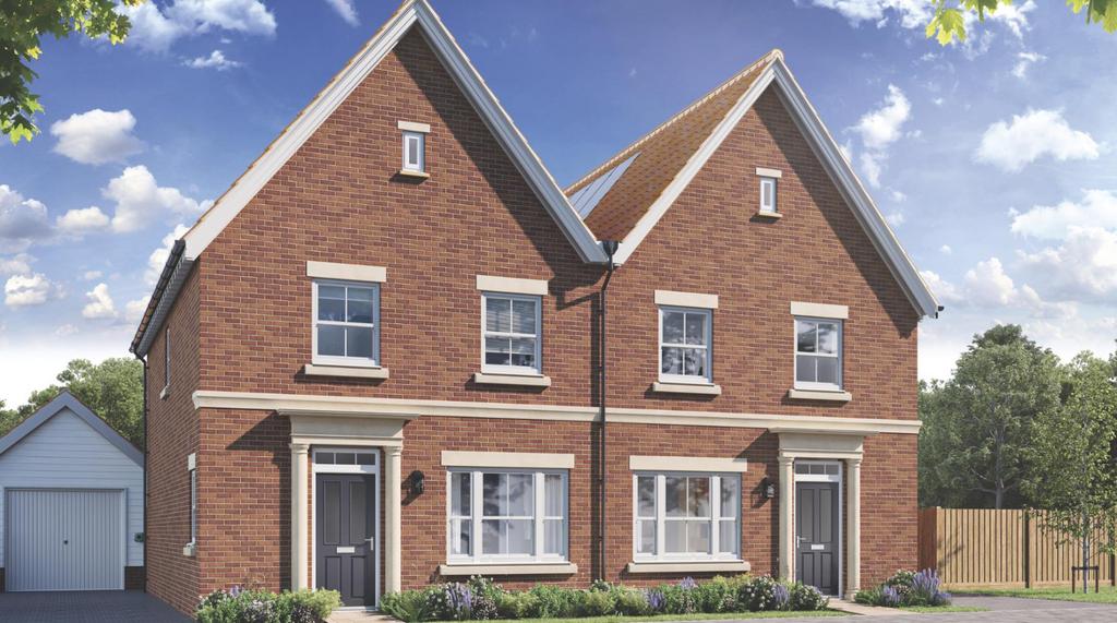 Priory Fields, Colchester Road, St.... 3 bed semi-detached house for ...