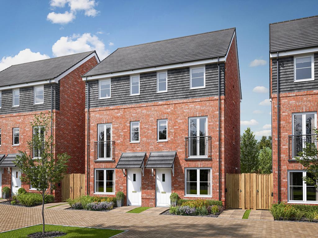 Plot 945, The Ashdown at St Peters... 3 bed semi-detached house for sale - £355,000
