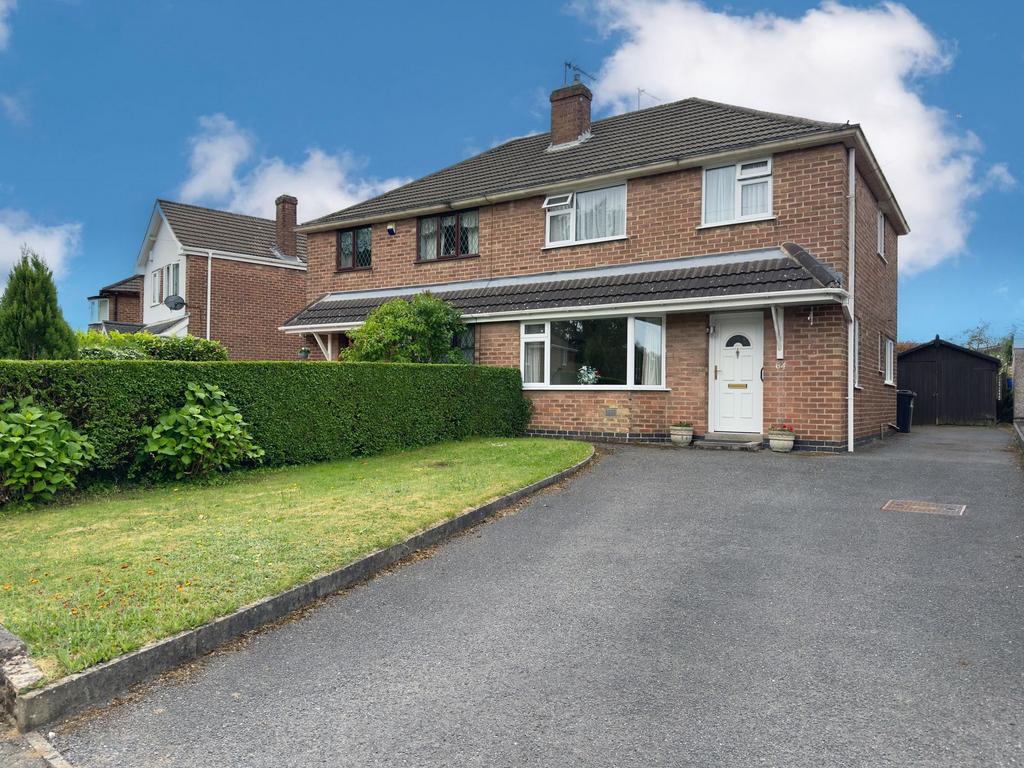 Peterfield Road, Whitwick, LE67 3 bed semi-detached house for sale - £ ...