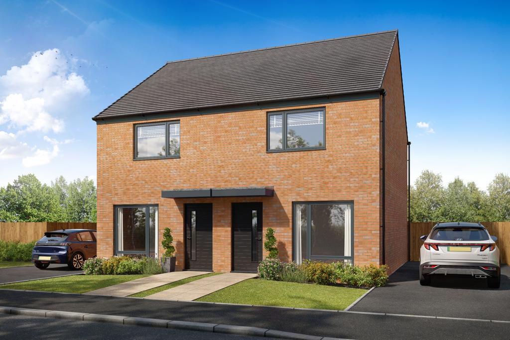 Plot 023, Greystones at Lyons Edge... 2 bed semi-detached house for ...