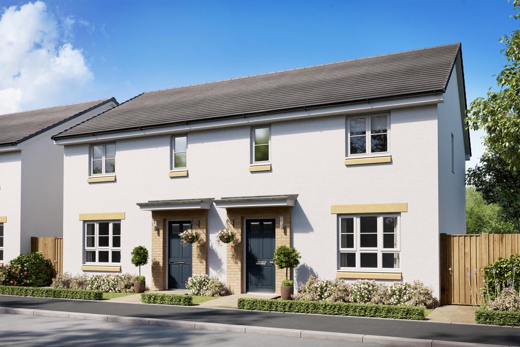 Thurso at Barratt @ West Craigs... 3 bed semi-detached house - £392,995