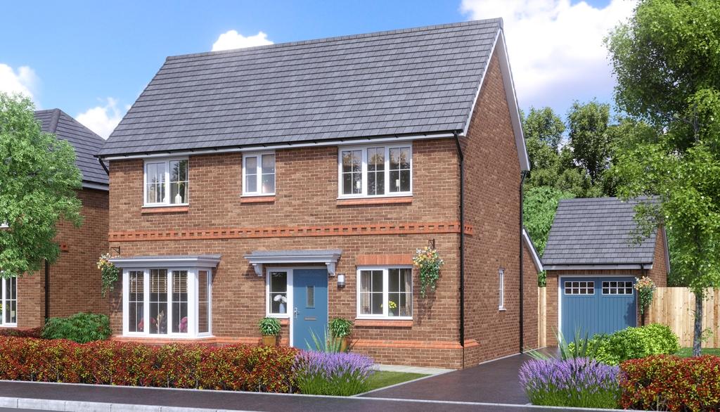 Plot 190, The Bowmont at Dracan... 4 bed detached house for sale - £381,995