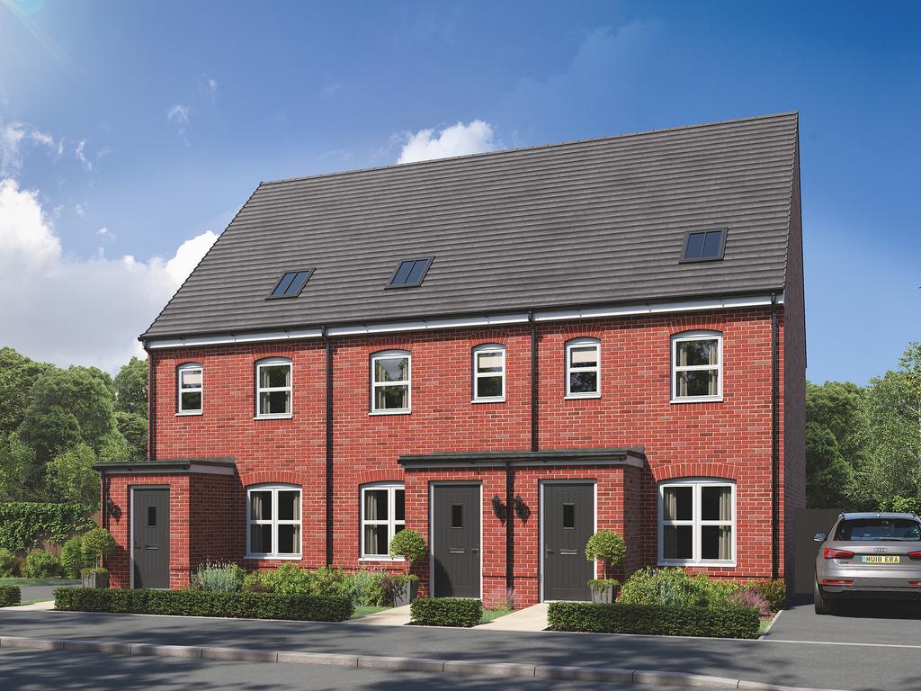 Plot 484, The Braunton at Fallow... 3 bed end of terrace house - £170,065