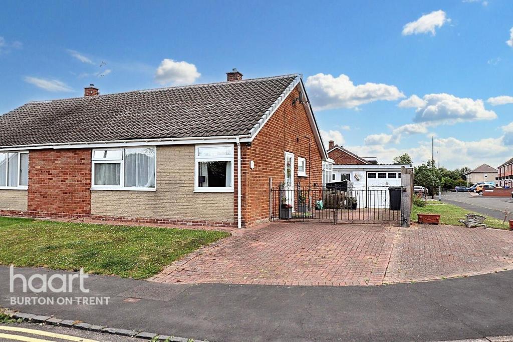 Henhurst Ridge, Anslow 2 bed semi-detached bungalow - £210,000