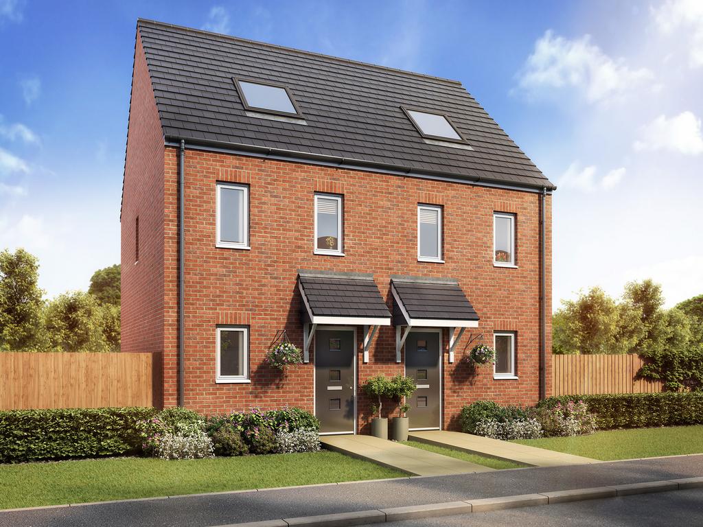 Plot 59, The Moseley at Solway View... 3 bed end of terrace house for ...