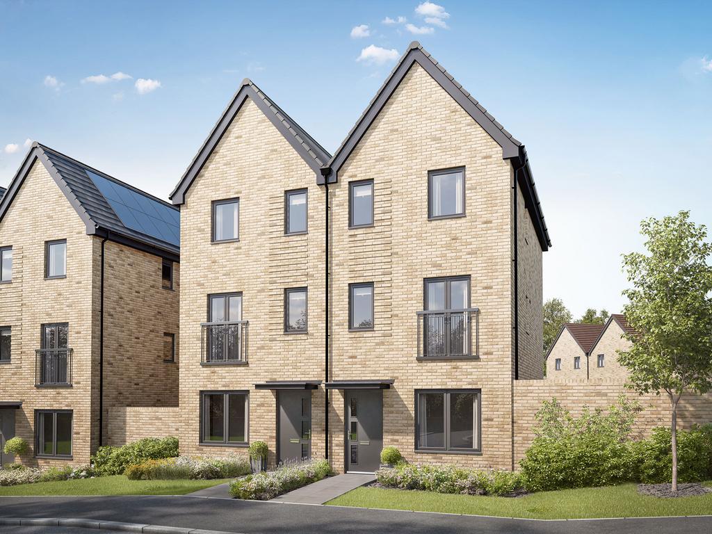 Plot 297, The Ashdown at Lakedale at... 3 bed end of terrace house for sale - £385,000