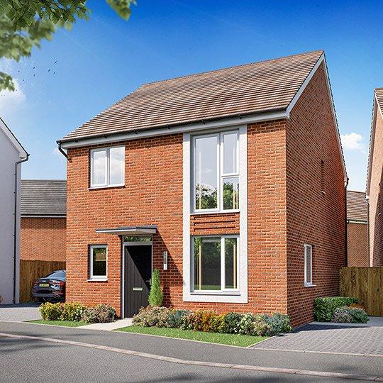 The Edwena - Plot 191 at The... 3 bed detached house for sale - £320,000