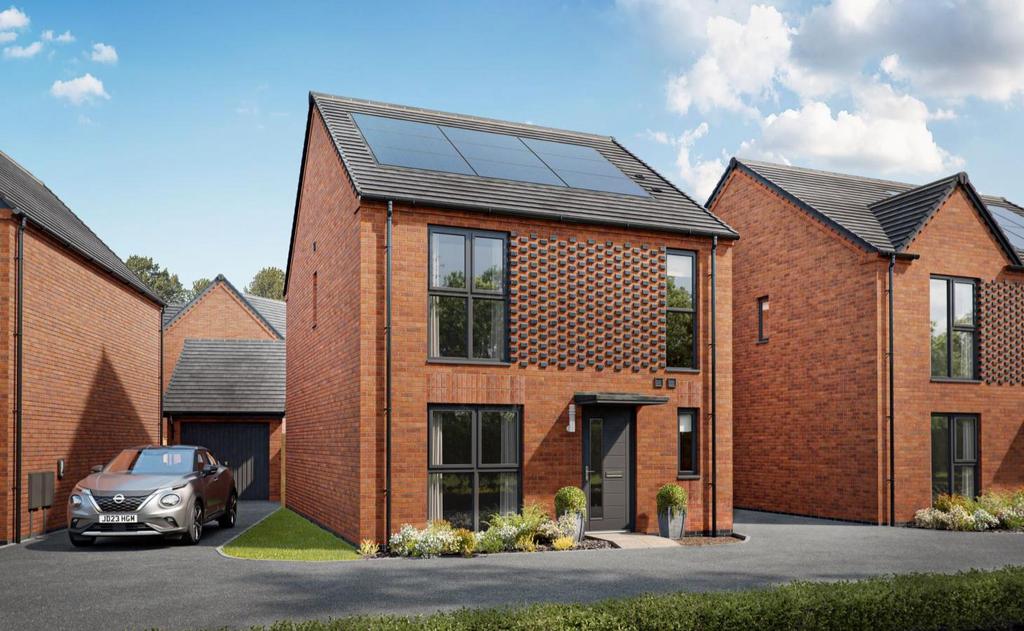 The Edwena - Plot 75 at Branston... 3 bed detached house for sale - £ ...