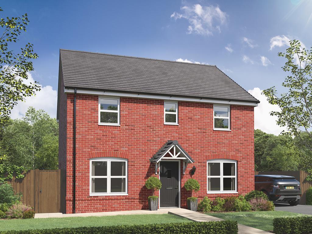 Plot 348, The Brampton at Hawthorn... 4 bed detached house for sale - £ ...