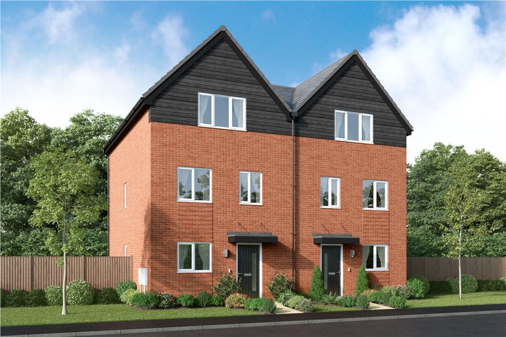 Plot 291, Rushwick at Miller Homes @... 3 bed semi-detached house - £ ...