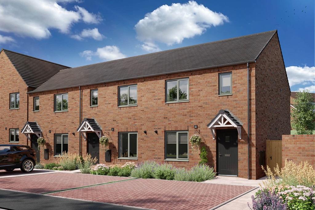 The Benford - Plot 85 at Herrington... 3 bed semi-detached house for ...