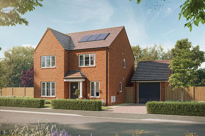 Plot 101, The Leadon at Hopfields... 3 bed detached house for sale - £ ...