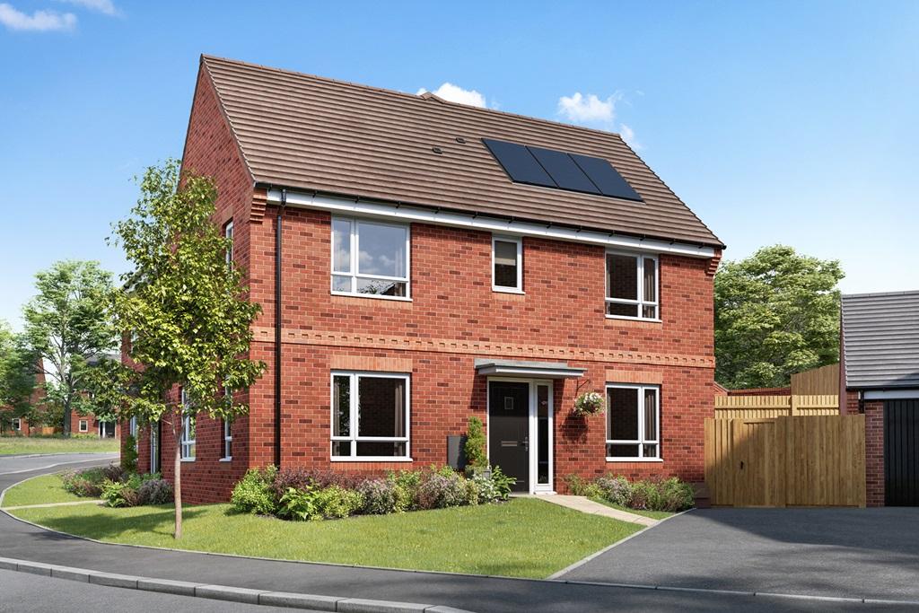 The Aynesdale - Plot 33 at Allard... 3 bed semi-detached house for sale ...