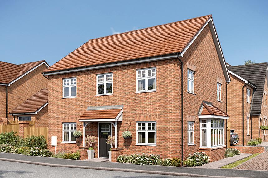Plot 41, The Briar at Scholars'... 4 bed detached house for sale - £389,995