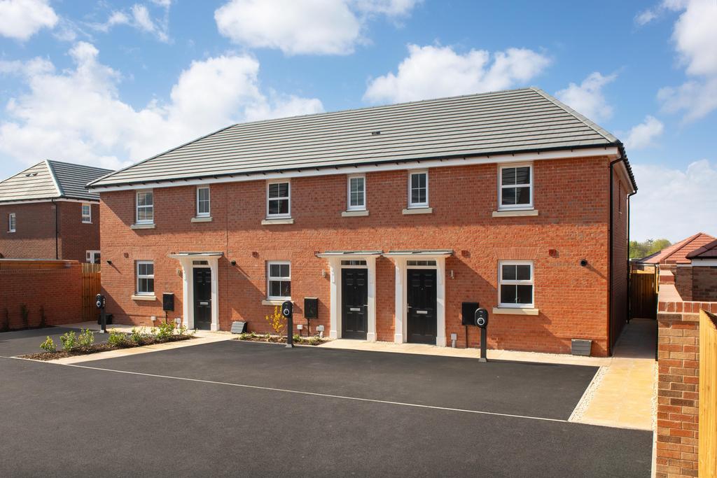 ALDER at The Damsons Blandford Way... 3 bed terraced house for sale - £ ...