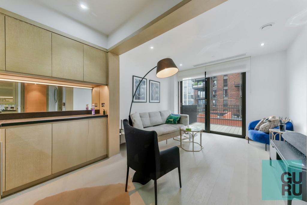 Embassy Gardens, London, SW11 2 bed apartment to rent - £4,300 pcm (£ ...