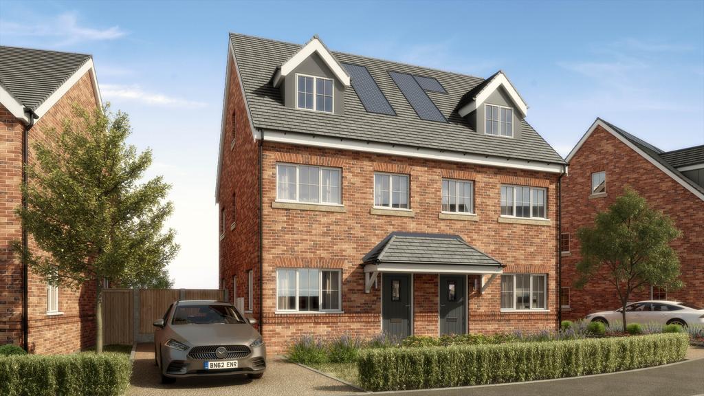 Plot 168, The Willow at The Woodlands... 3 bed semi-detached house for sale - £110,000