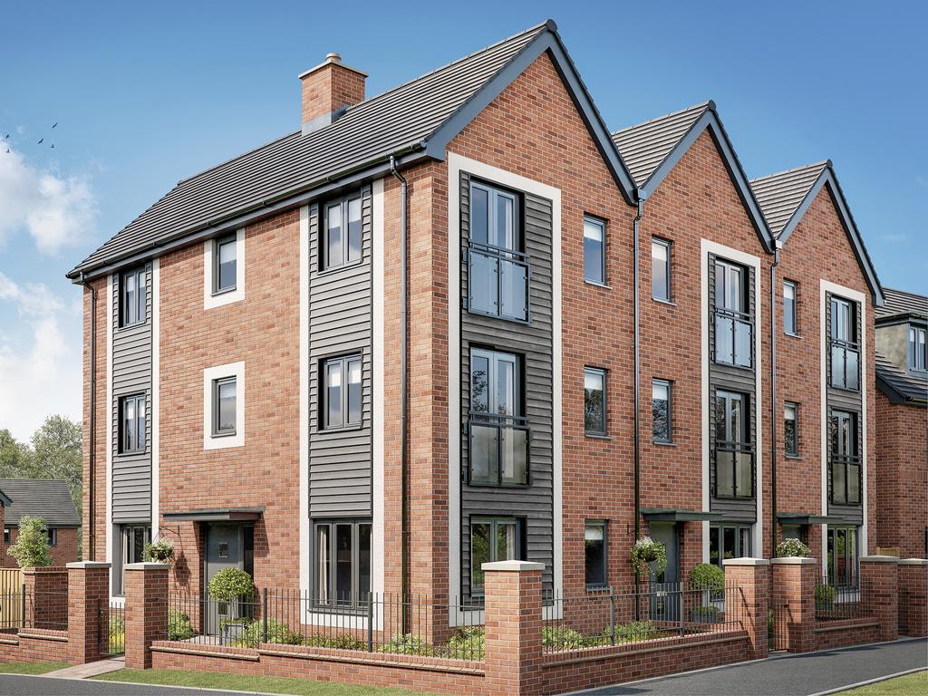 Plot 252, The Gateway Corner at... 3 bed end of terrace house for sale ...