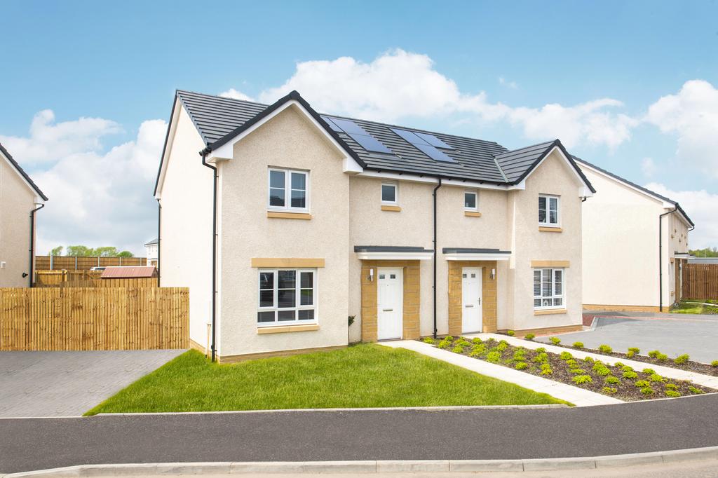 Craigend at Cornhill Village... 3 bed semi-detached house for sale - £ ...