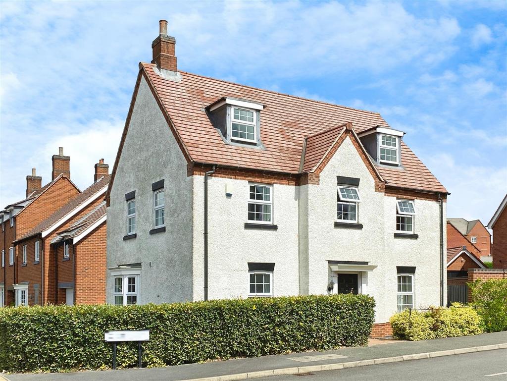 Keele Drive, Church Gresley DE11 5 bed detached house for sale - £390,000