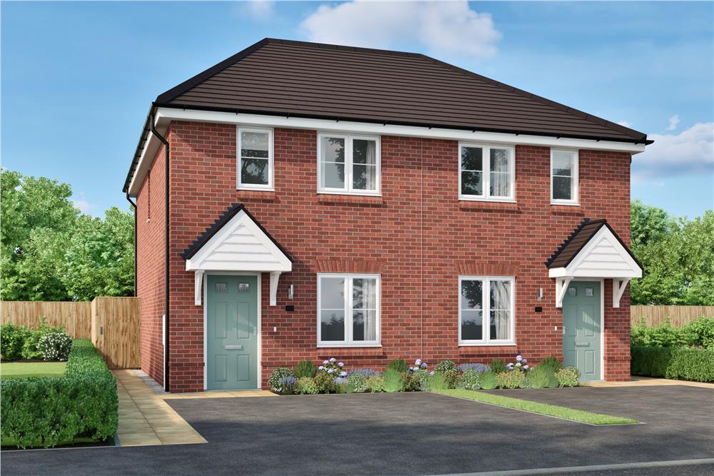 Plot 1138, Delmont at Holme Meadows... 2 bed semi-detached house for ...