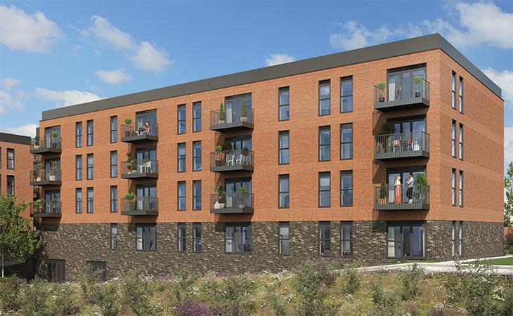 Type 3A - Plot 106 at North Works... 2 bed apartment for sale - £250,000
