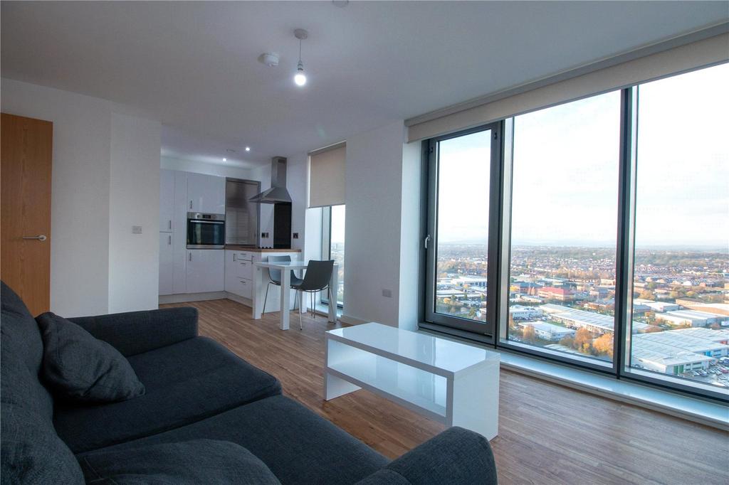 Media City, Michigan Point Tower B... 2 bed flat to rent - £1,375 pcm ...