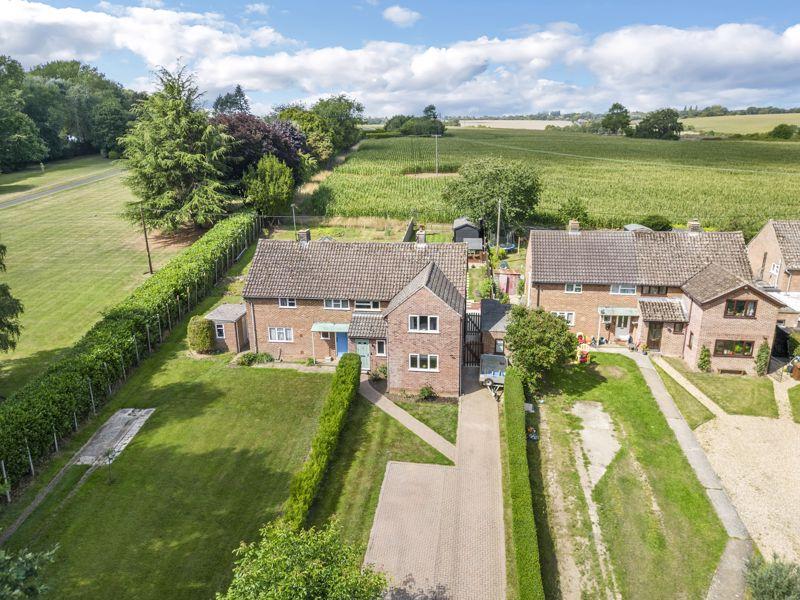 Walnut Cottages, Great Saxham 4 bed semi-detached house - £400,000