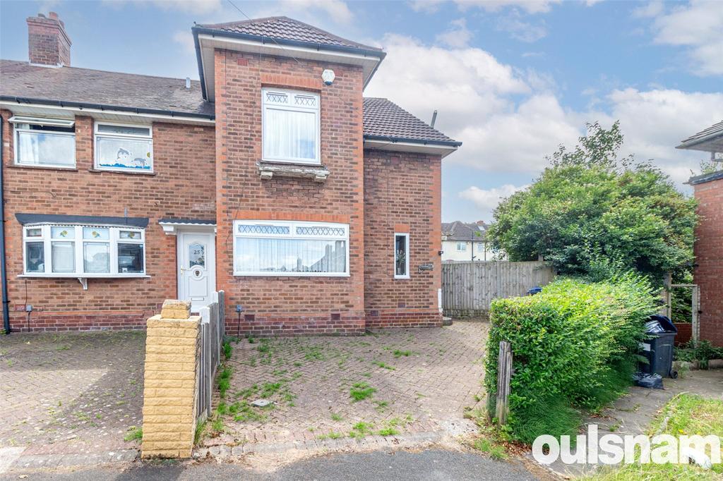 Fulbrook Grove, Weoley Castle... 3 bed end of terrace house - £210,000