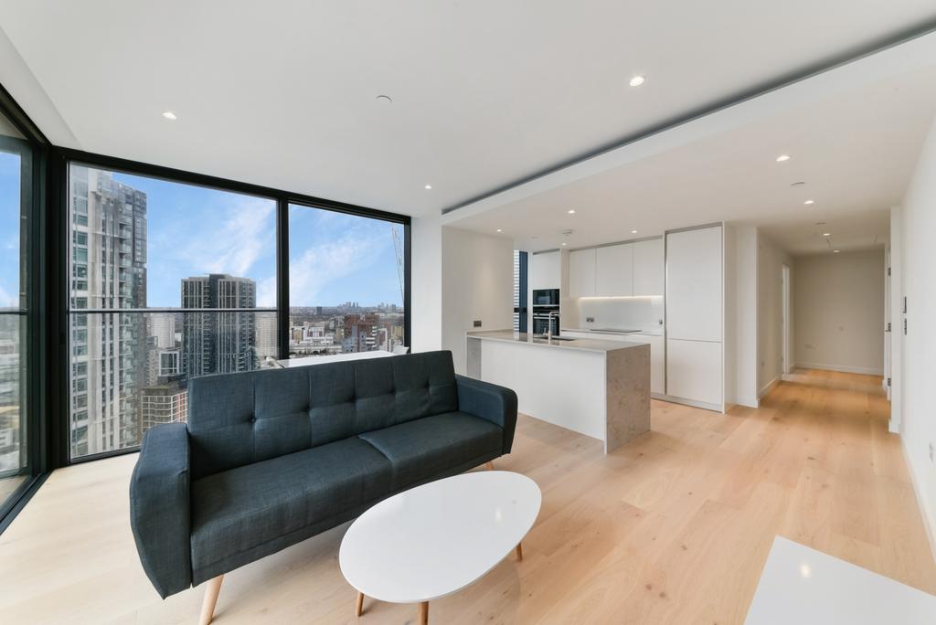 Marsh Wall, Canary Wharf, London, E14 1 bed flat - £3,358 pcm (£775 pw)