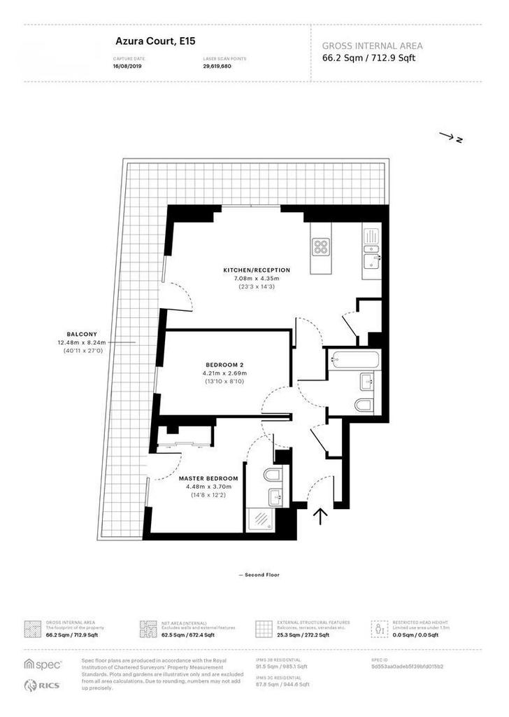 Azura Court | E15 | 0.7mi to... 2 bed apartment to rent - £2,400 pcm (£ ...