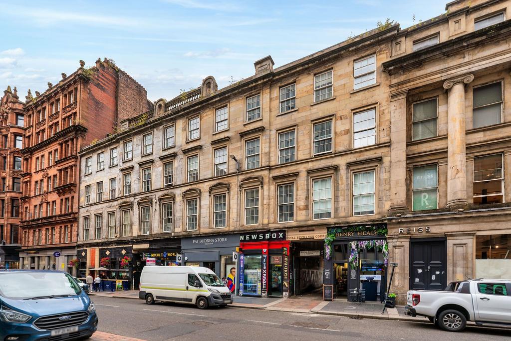 Flat 3/2, 85 Queen Street, Glasgow 2 bed flat for sale - £230,000